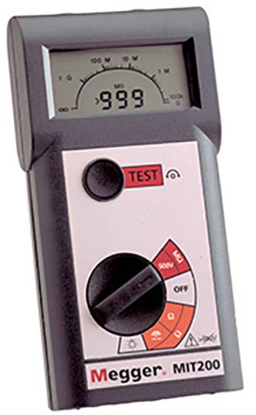 Megger MIT200-EN Isolatiemeter 1000 MΩ | bol