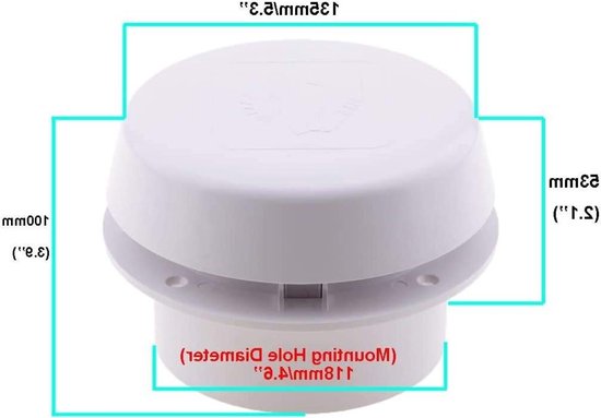 12V paddenstoel camper dakventilator waterdicht voor camper rookkoepel ...