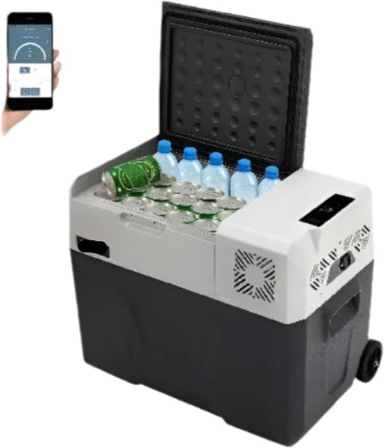 Autokoelkast - Compressorkoelkast - Koelbox - Elektrische Koelbox - Draagbare - 50L -... | bol