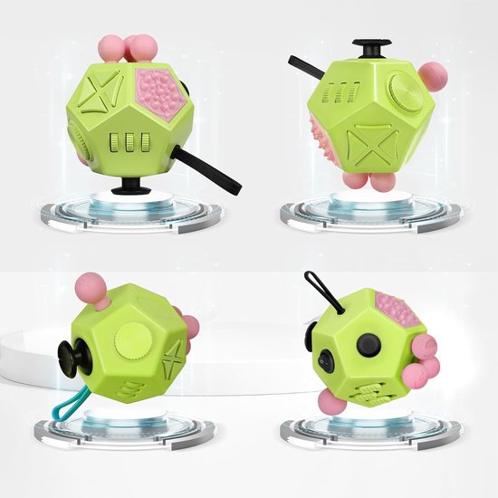 Fidget Cube 12 Sides - Fidget Toys Cube Antsy Labs Original Fidgets ...
