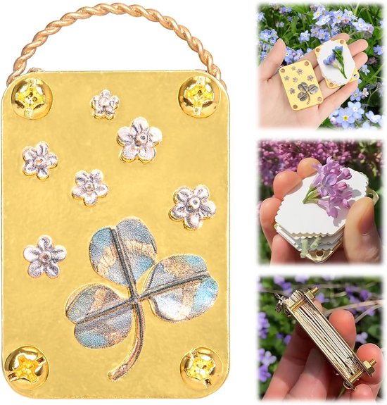 Micro Flower Press - Miniature Flower Press Kit - DIY Pressed Plant ...