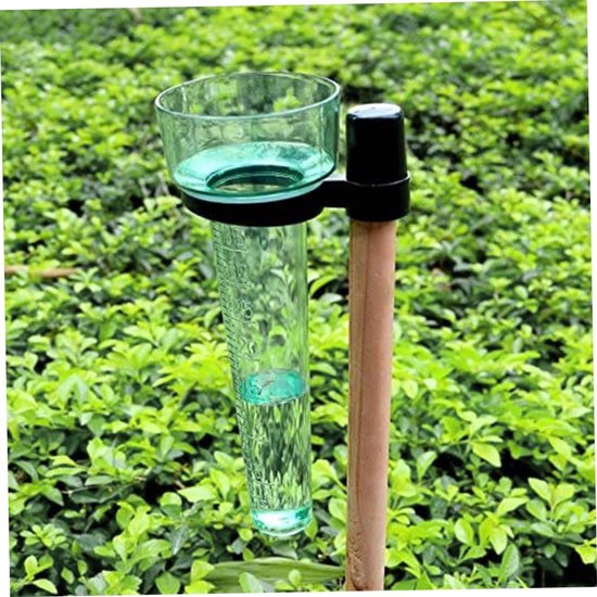 Outdoor Rain Gauge -Plastic Rain Meter Gauge - Holder Rain Collector ...