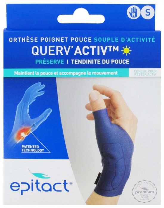 Epitact Querv'Activ Orthesis Pols Duim Flexibele Activiteit Rechts ...