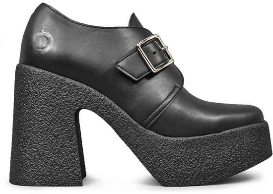 Altercore - Rachel Vegan Plateau hakken - 38 Shoes - Zwart | bol