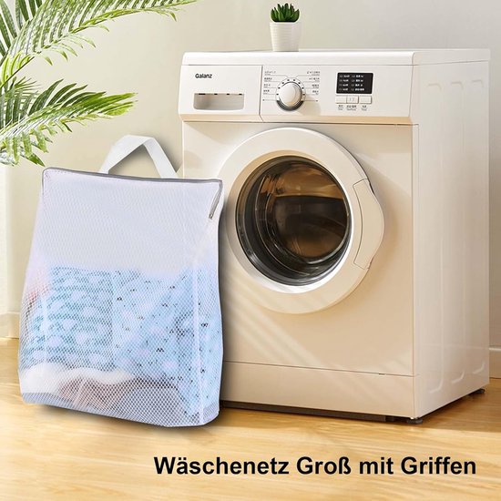 Wasnet Groot met Handgrepen - Duurzaam - 1 stuk - 50 x 60 cm | bol