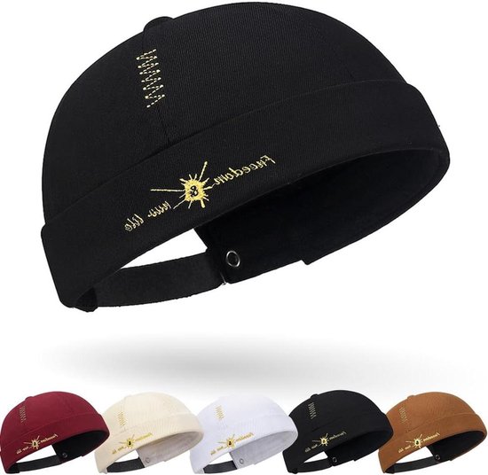 Cotton Docker Cap Zomerhoed Heren - Nautische Stijl Katoenen Visser ...