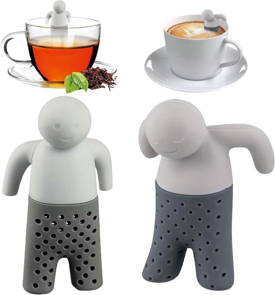 Creative Silicone Tea Infuser - Cute tea diffuser strainer - Reusable | bol