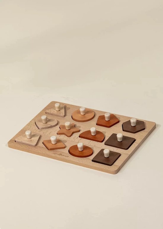 Coco Village - houten puzzel - vormen - montessori speelgoed | bol