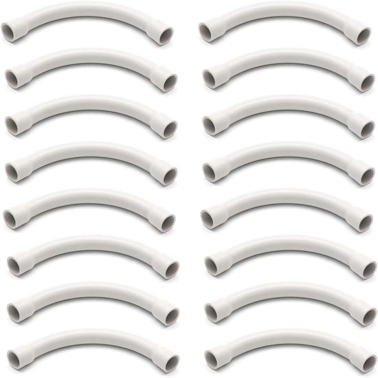 16 pieces M20 PVC 90 degree electric pipe arc pole pole pipe building ...