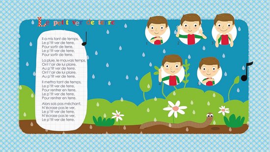 Comptines pour enfants sur les animaux du jardin à mimer | bol