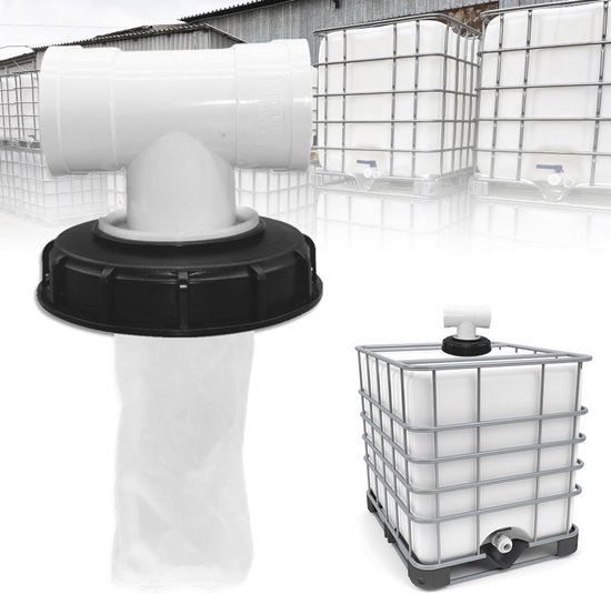 T-Typ IBC Lid Filter 163mm - Nylon Regenwaterfilter voor IBC ...