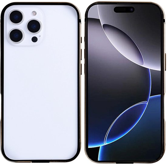 Étui Rixus Crash Guard pour Apple iPhone 16 Pro Max Titane Désert | bol