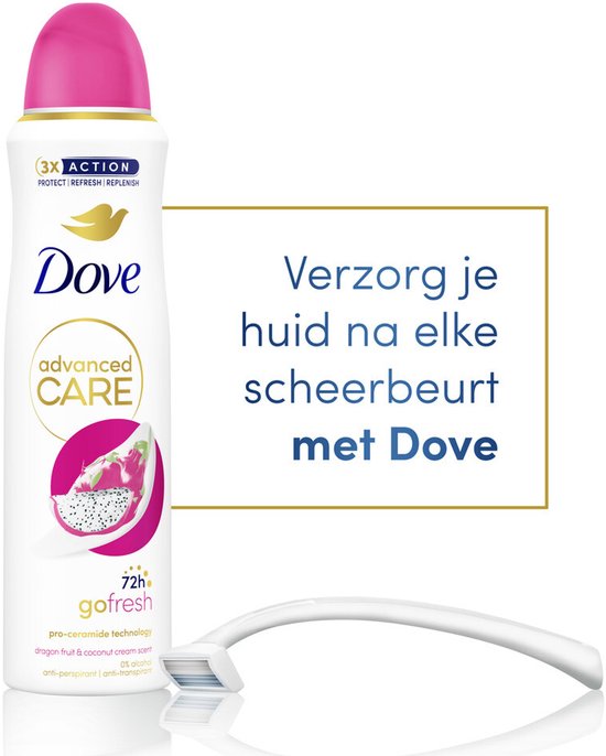 Dove – Deodorant Spray – Dragon Fruit & Coconut Cream – 150 ml ...