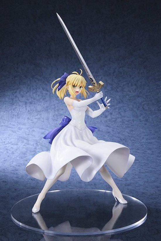 Fate/Stay Night Unlimited Blade Works - Saber - 1/8 - Shiro Dress Ver ...