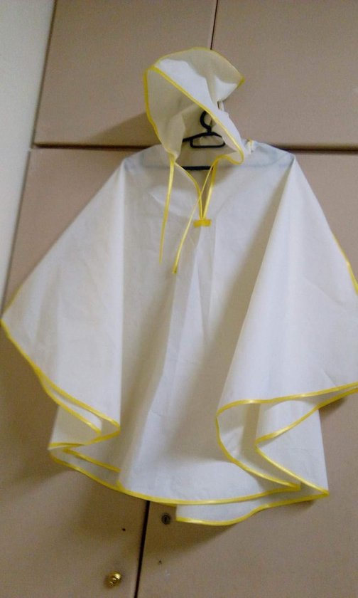 Waterdichte Trenchcoat Large met Capuchon en Reflecterende Strepen | bol