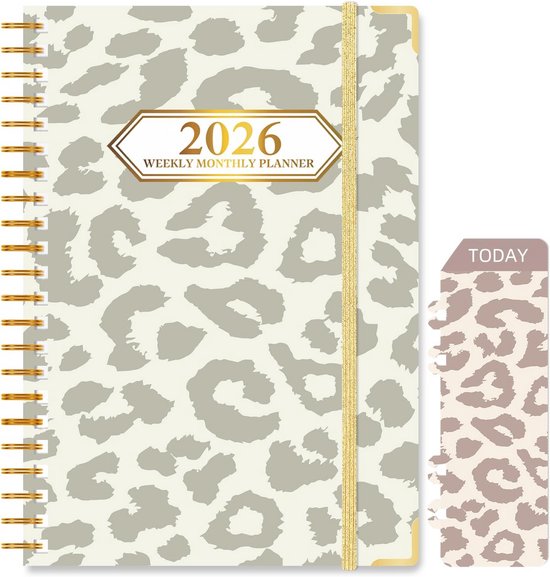 Agenda 2026 Weekoverzicht A5 Hardcover Planner Maandoverzicht Januari t ...