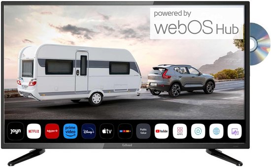 27 inch Smart TV met DVD Speler voor 12V en 230V in Caravan en Camper | bol
