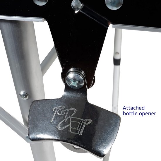 Draagbare Beer Pong Tafel met Flesopener - 2,4 Meter Lange Speeltafel ...