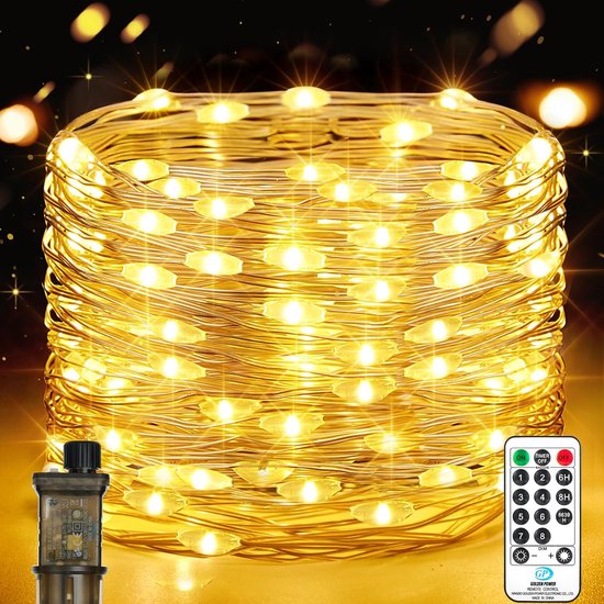 Feerieke Verlichting met Afstandsbediening - 150 LED String Lights voor ...