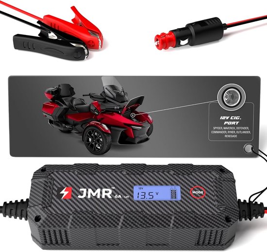 Accu Lader voor Can-am Spyder, Maverick, Defender, Commander, Ryker en ...