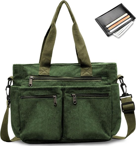 Grote Handtas Dames Schoudertas en Crossbody Tas met Verstelbare Riem ...