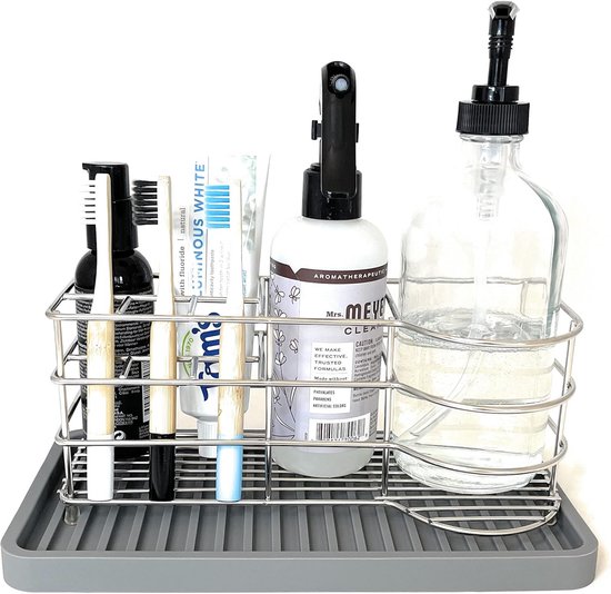 Siliconen Gootsteen Organizer voor Lade, Zwart | bol