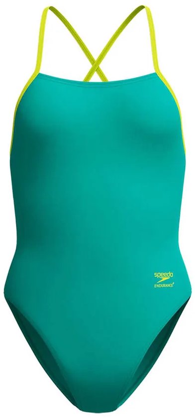 Speedo Fl Solid Tie Back Zwemkleding Groen UK 36 Vrouw | bol