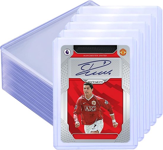 50x Harde Kaarthoesjes voor Verzamelkaarten - Toploader Maat ...