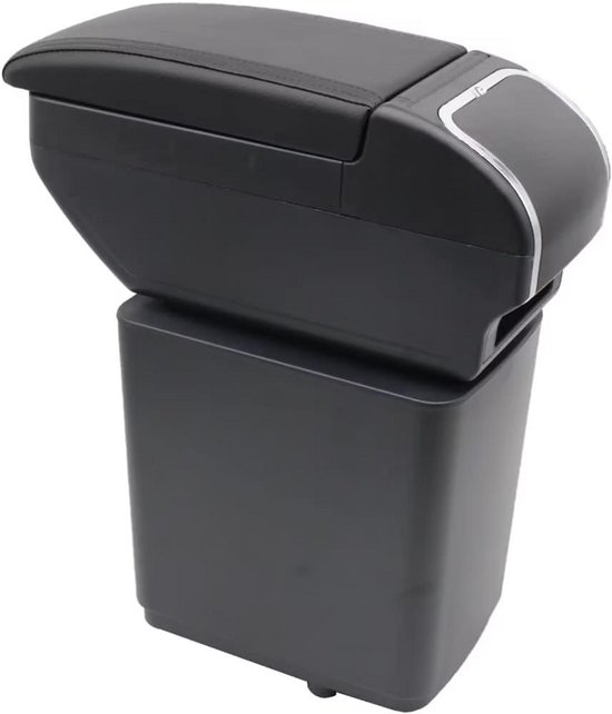 Universele Dubbellaagse Armsteun Middenconsole met Bekerhouder voor ...
