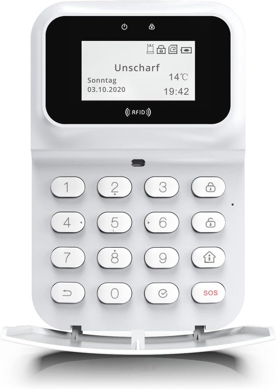 Clavier sans fil pour système d'alarme GSM - Panneau de commande avec ...