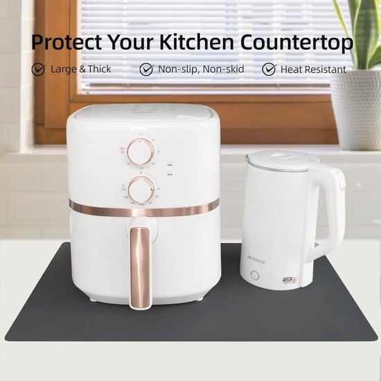 Siliconen matten 2 stuks - 60x40 cm - Hittebestendig en waterdicht ...
