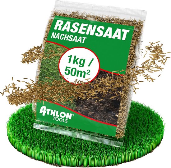 Hoogwaardig Graszaad voor een Dicht Gazon, 1 kg, Snelle Ontkieming | bol
