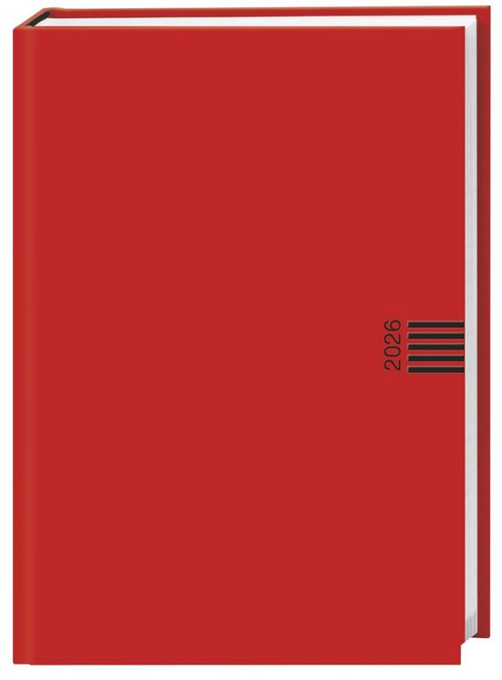Tages-Cheftimer A5 rot 2026 - Terminkalender mit Tageskalender, Buch ...