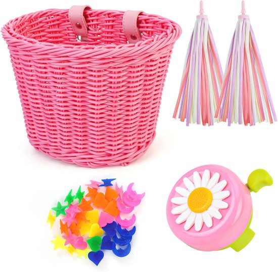 Fietsaccessoires voor Kinderen: Fietsmand, Bel, Streamers en ...