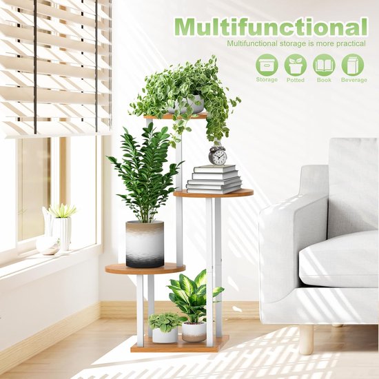Plantentafel - Plantenstandaard voor Binnen - Plantenzuil | bol