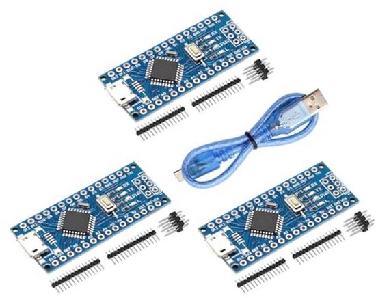 Microcontroller Ontwikkelingsplaat 328P V3 met USB-kabel - 3 Stuks ...