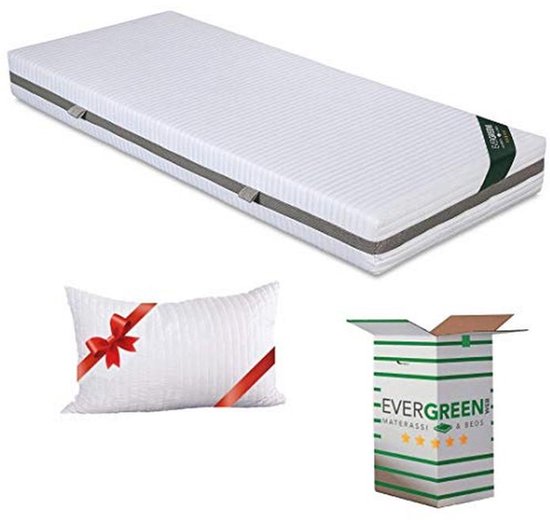 Eenpersoonsmatras 90 x 200 cm met Geheugenschuim en Waterfoam voor ...