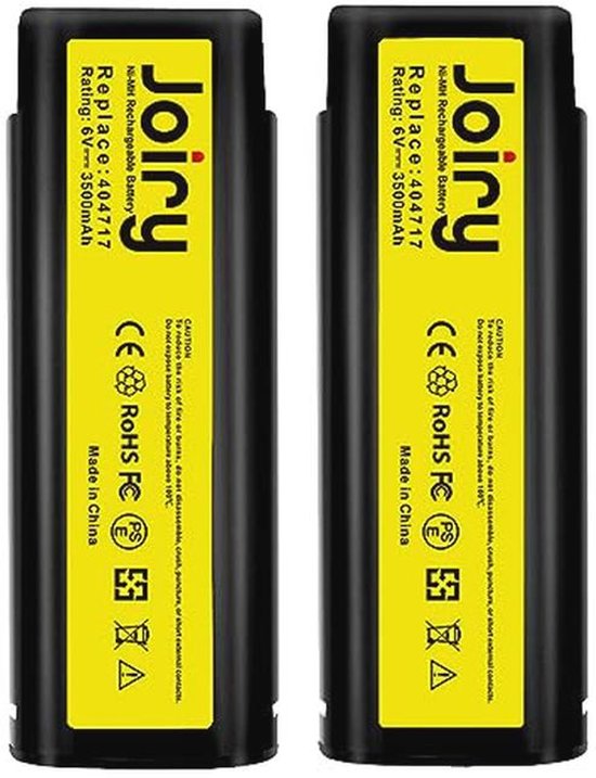 Vervangende 6V 3.5Ah NiMH batterij voor elektrische spijkerpistolen | bol