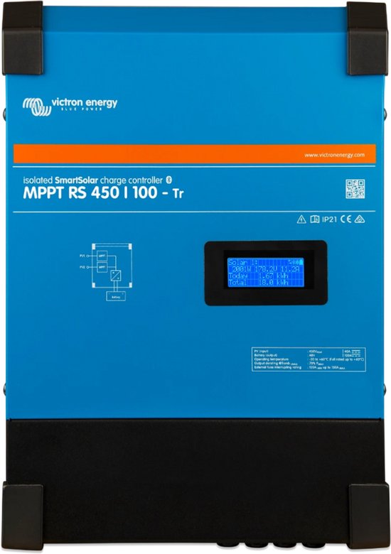 Victron SmartSolar geisoleerde PV-verdeler MPPT RS 450V DC met 100A ...