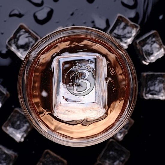 EGoods - Tampon à glace en forme de lettre pour cocktails , Whisky ...