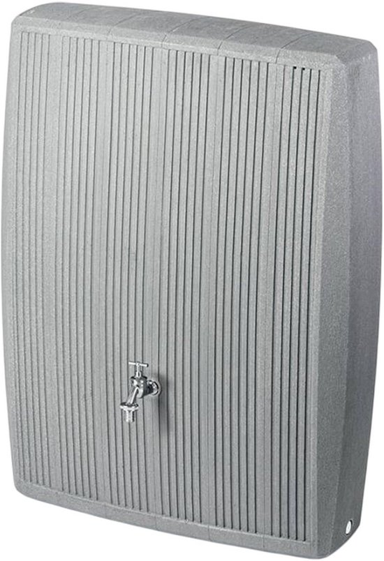 Regenton 200 Liter Betonlook Grijs UV-bestendig met Messing Koppelingen ...