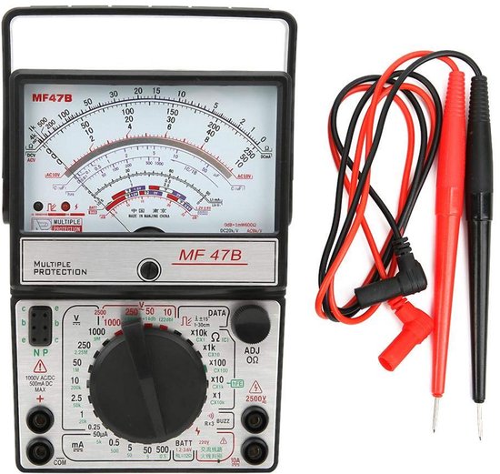 Digitale Multimeter met Groot Scherm voor Spanning, Stroom en Weerstand ...