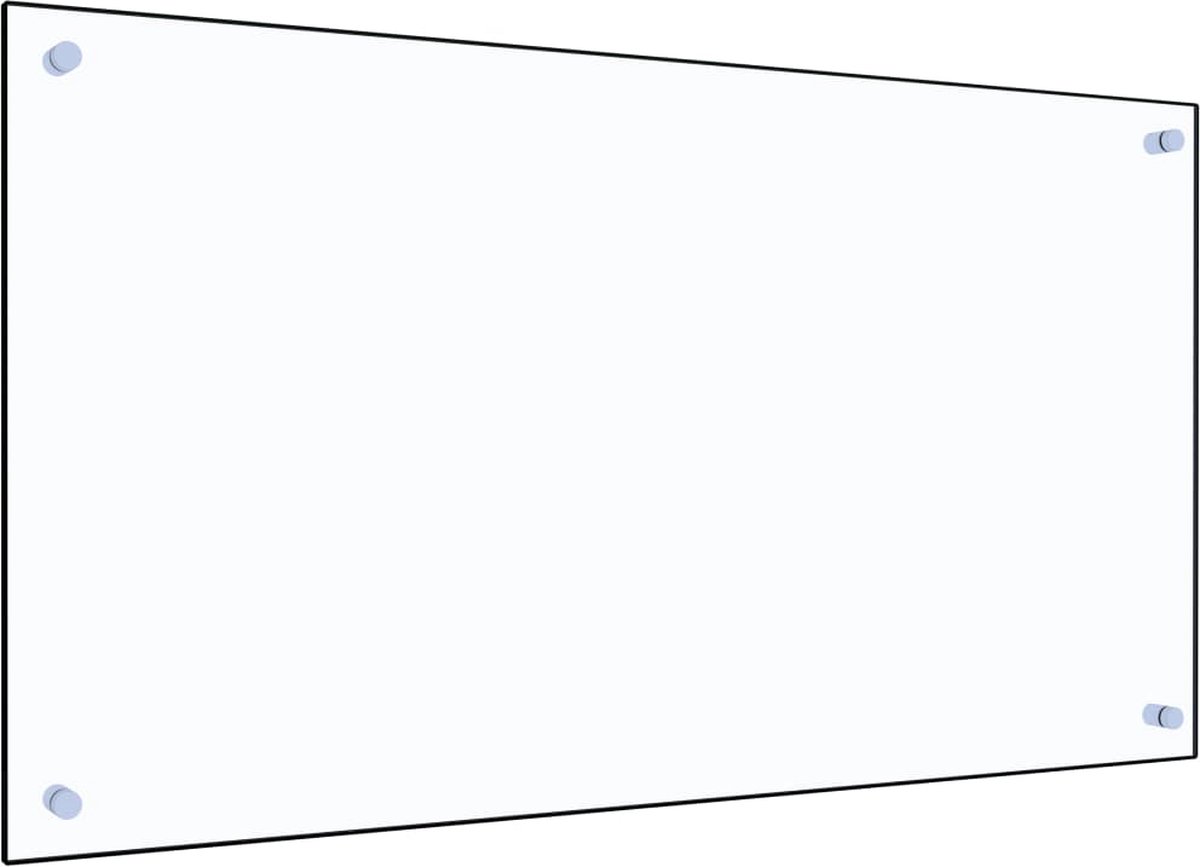 Prolenta Premium - Spatscherm keuken 90x50 cm gehard glas transparant ...