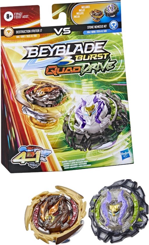 Hasbro Beyblade Burst Quad Drive Duo Pack Assorti | bol.com
