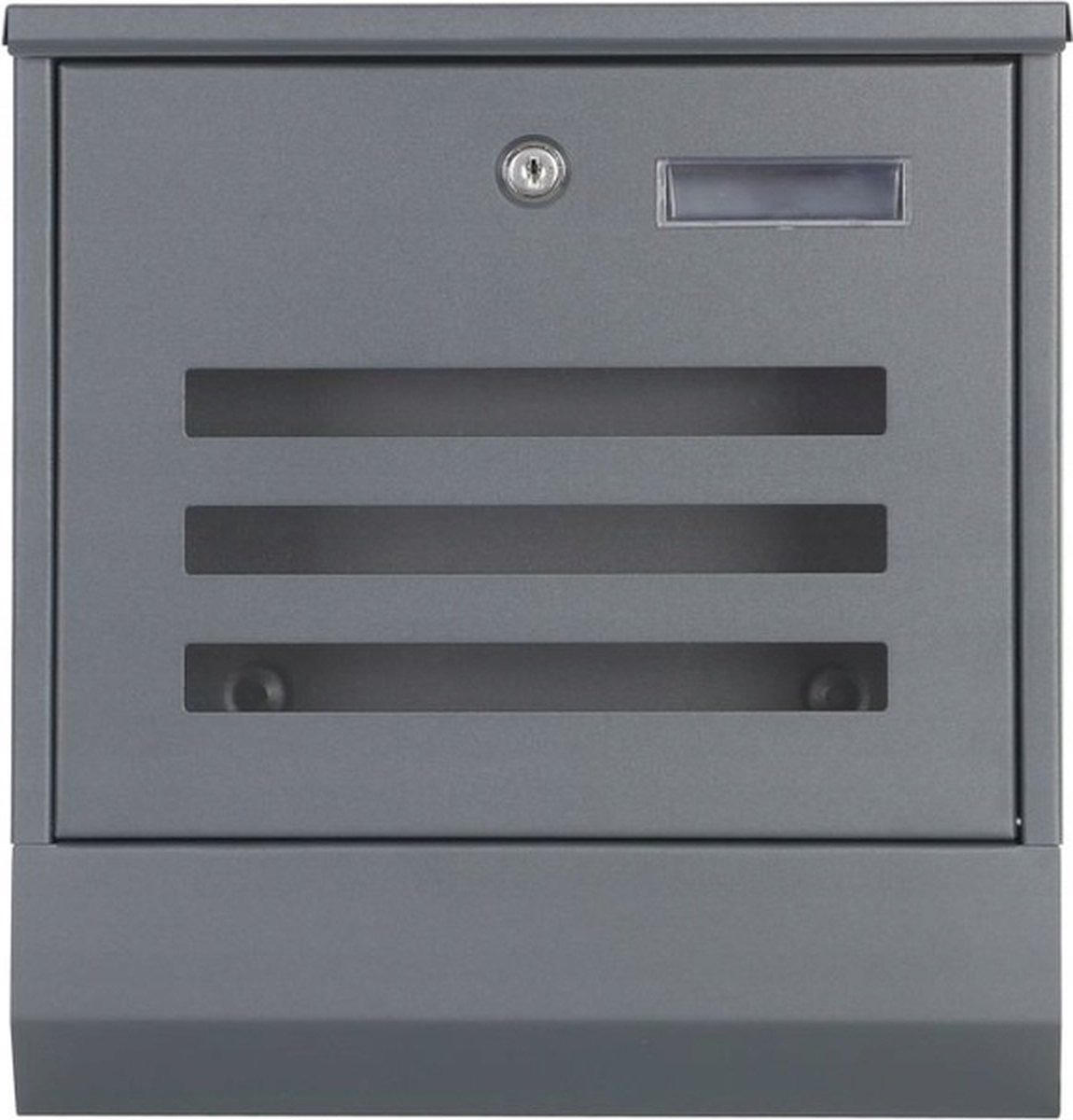 Brievenbus - hangend - met krantenhouder - antraciet | bol.com