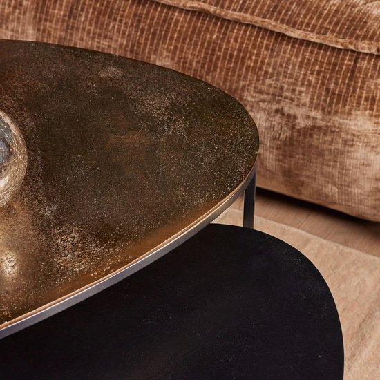 Salontafel set industrieel - Salontafel set Jarrel - Salontafels unieke ...