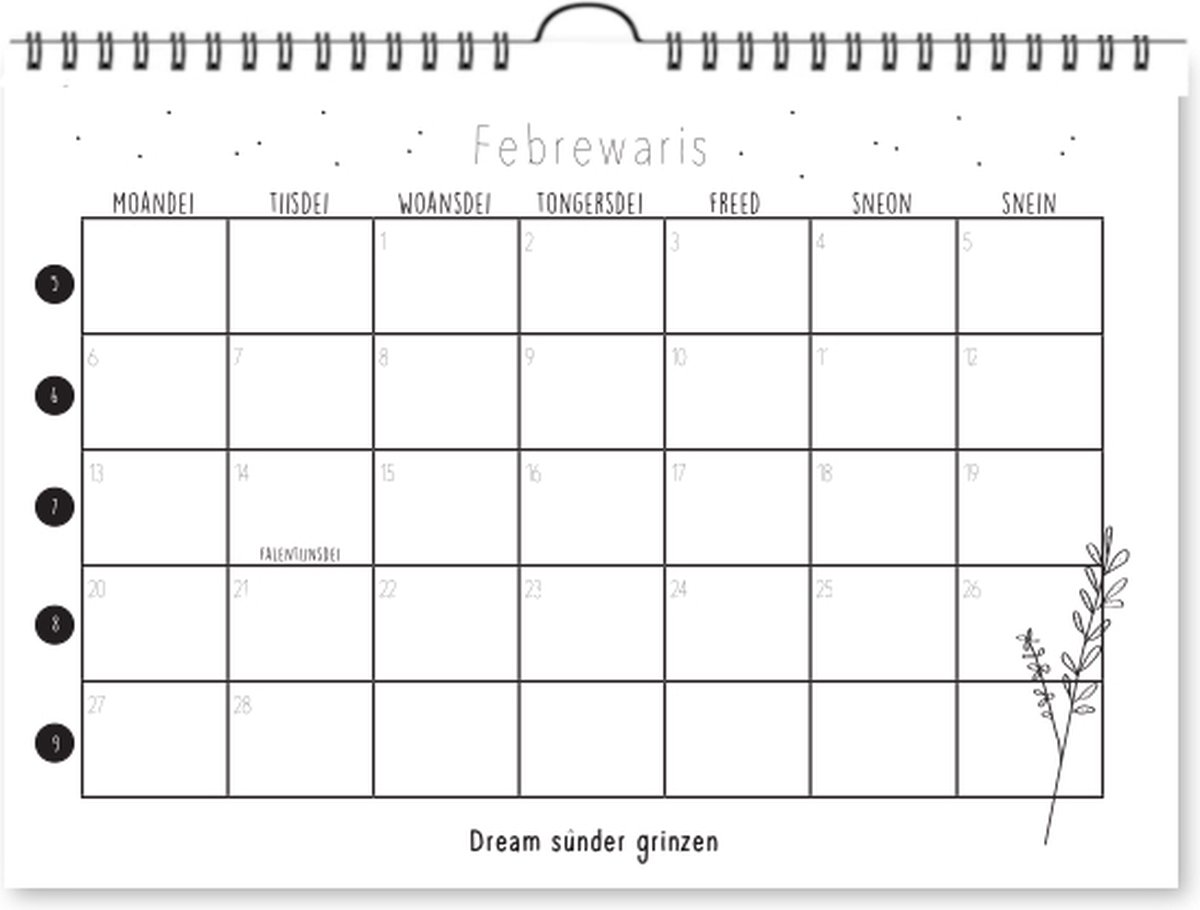 Friese Maandkalender 2023 – A4 | bol.com