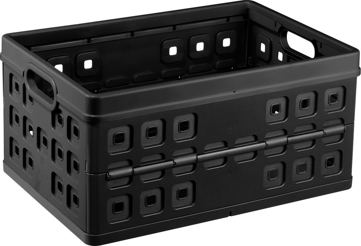 Set van 8x vouwkratten/inklapbare boodschappenkratten/opberg kratten 46 ...