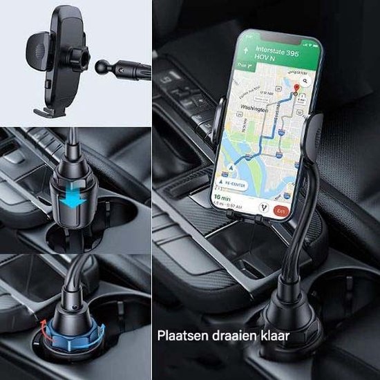 Bekerhouder - gsm houder - smartphone houder -universele autohouder | bol