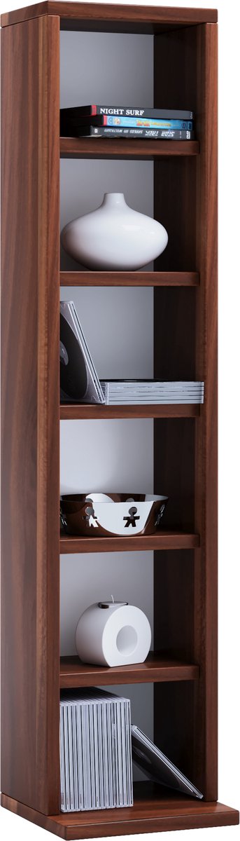 VCM Houten CD DVD Stand Opslag Boekenkast Decoratieve Plank Elementen ...